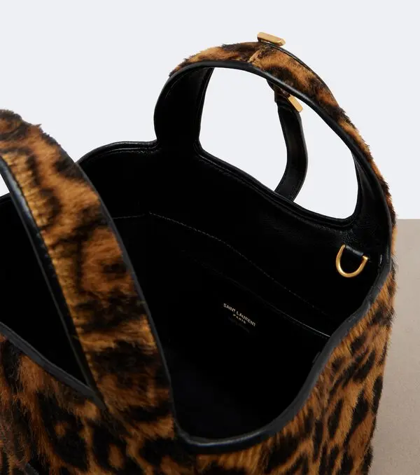Saint Laurent Le 5 A 7 Bea Baby Calf Hair Top-handle Bag