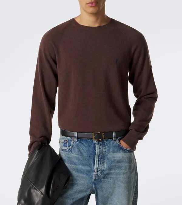 Saint Laurent Cassandre Cashmere Sweater