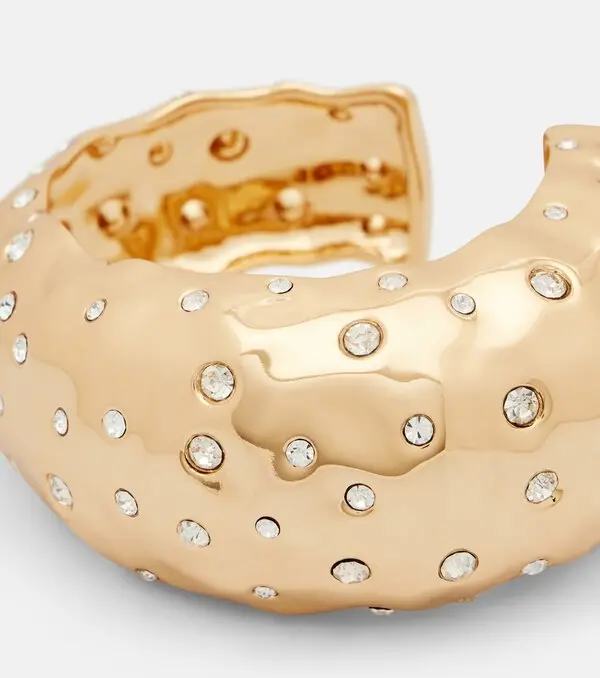 SELF-PORTRAIT Crystal-embellished Cuff Bracelet