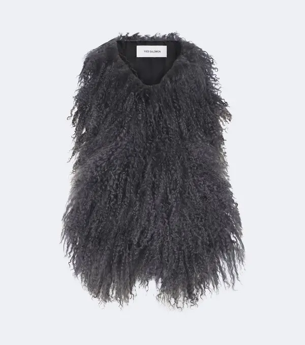 YVES SALOMON Shearling Scarf