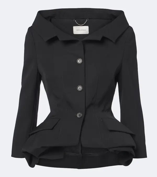 Magda Butrym Peplum Wool Blazer