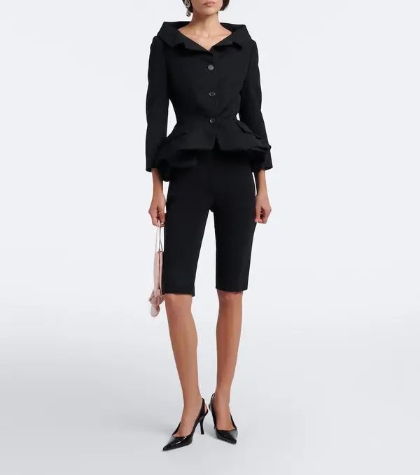 Magda Butrym Peplum Wool Blazer