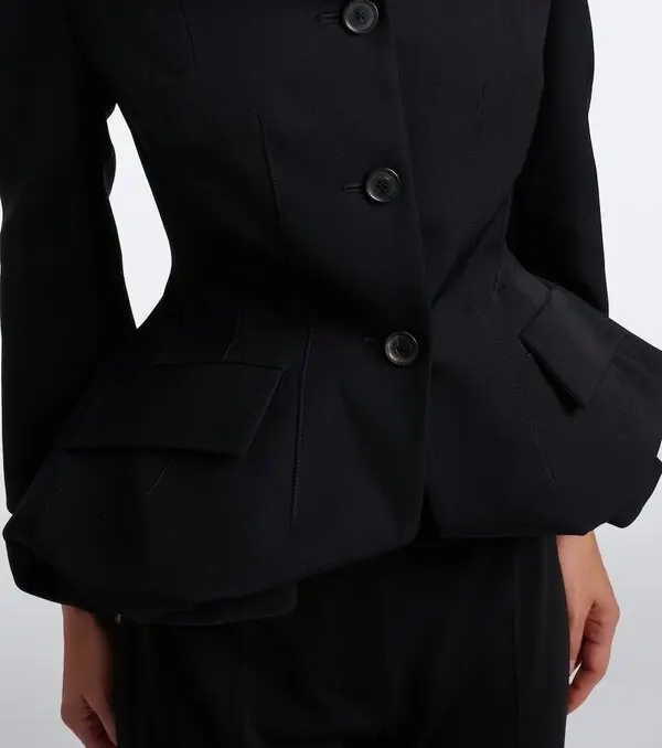 Magda Butrym Peplum Wool Blazer