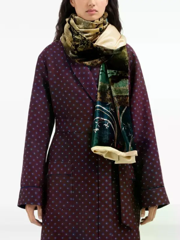 PIERRE-LOUIS MASCIA Kanadas Landscape-print Scarf