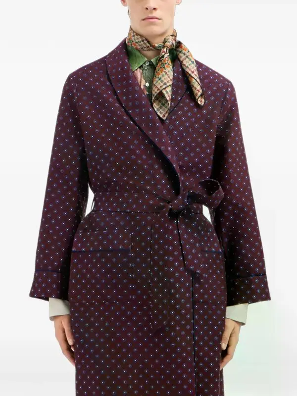 PIERRE-LOUIS MASCIA Aloeuw Leopard-print Geometric-border Scarf
