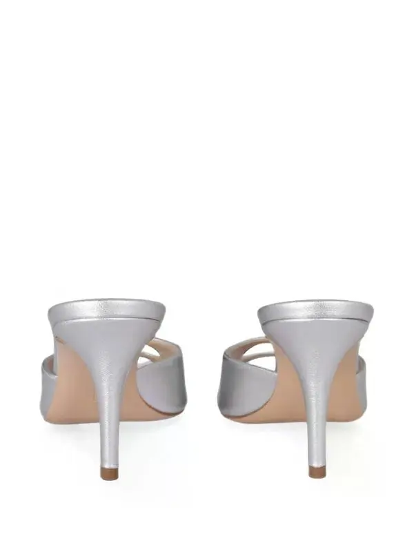 ANDREA WAZEN Carol Buckle-detail Pointed-toe Sandals