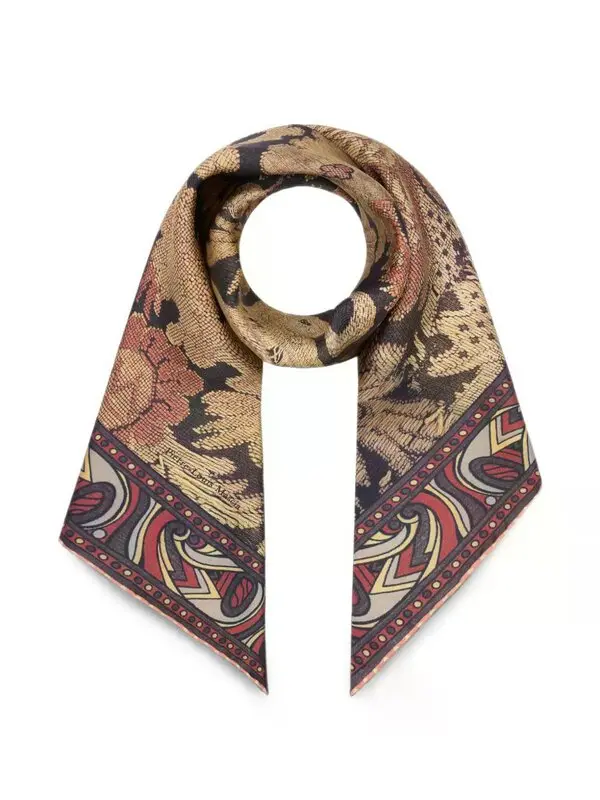 PIERRE-LOUIS MASCIA Cialda Mythical-creature Silk Scarf
