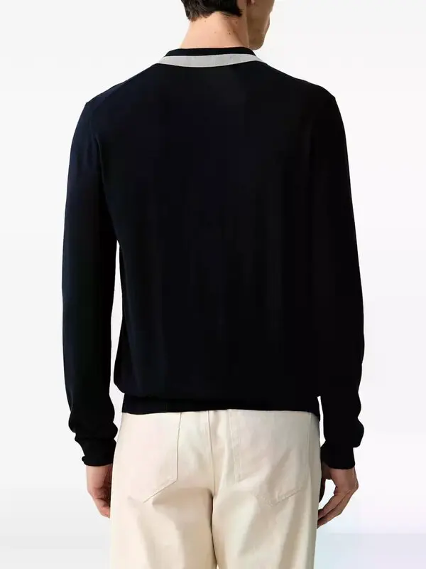 TRUSSARDI Contrast-collar Polo Shirt