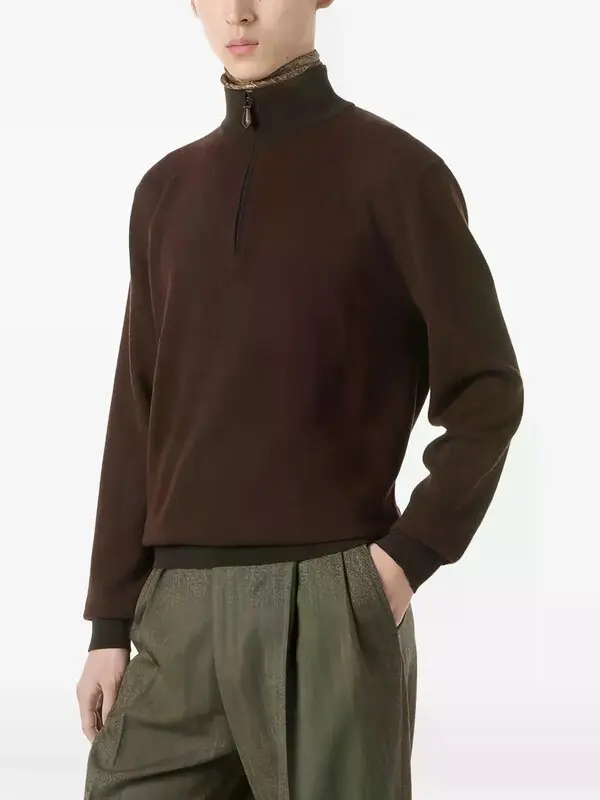 Loro Piana Roadster Quarter-zip Cashmere Sweater