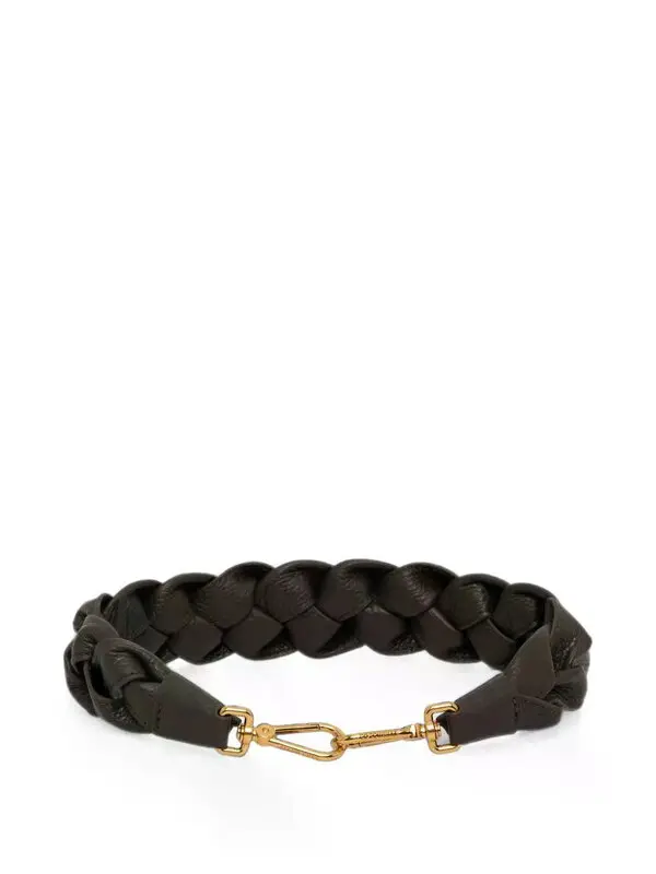 COCCINELLE Boheme Braided-leather Shoulder Strap