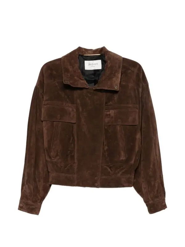 Saint Laurent Leather Blouson Jacket