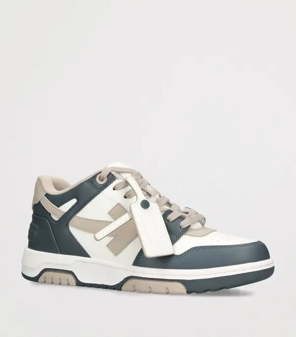 Off-White Leather Out Of Office Sneakers - Blue