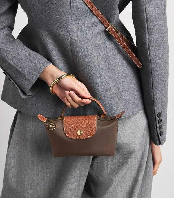 Longchamp Le Pliage Original Pouch - Brown