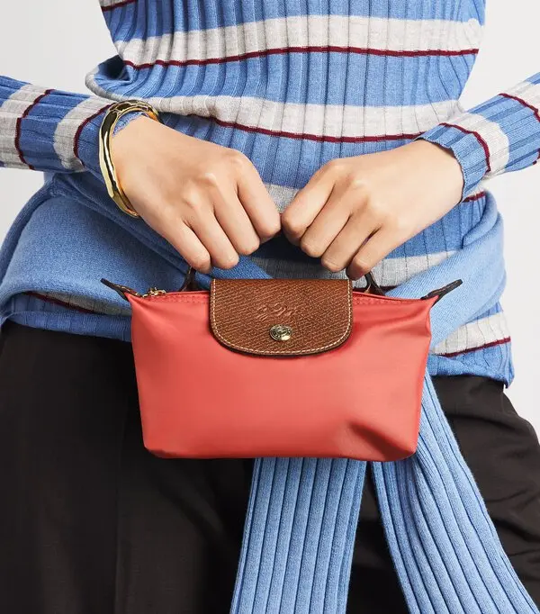 Longchamp Le Pliage Original Pouch - Red