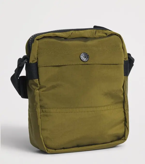 Stone Island Coated-nylon Logo Cross-body Bag