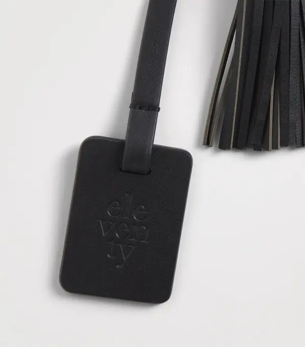 Eleventy Calfskin Fringed Keyring