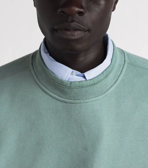 Stone Island Cotton Rib-knit Compass Sweatshirt