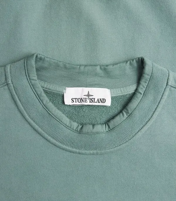 Stone Island Cotton Rib-knit Compass Sweatshirt
