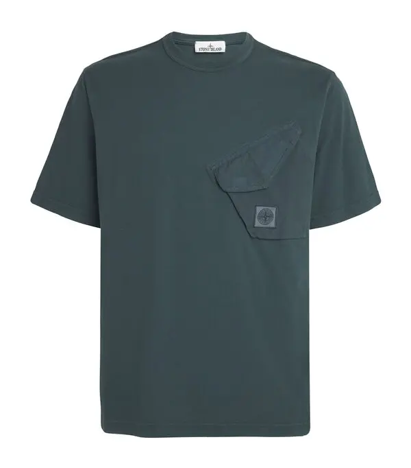 Stone Island Cotton Compass Pocket T-shirt