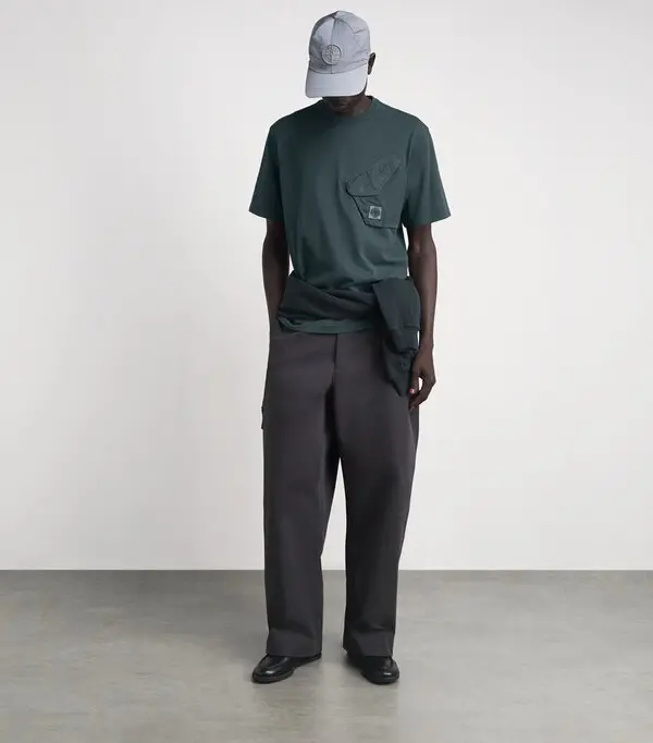 Stone Island Cotton Compass Pocket T-shirt