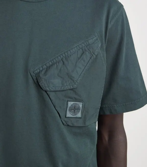 Stone Island Cotton Compass Pocket T-shirt