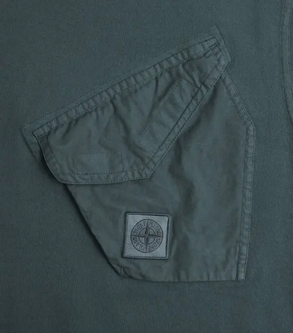 Stone Island Cotton Compass Pocket T-shirt