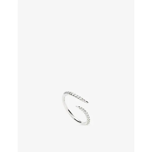 MISSOMA Claw White Gold And Diamond Open Ring