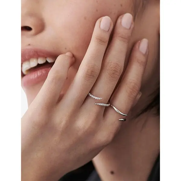 MISSOMA Claw White Gold And Diamond Open Ring