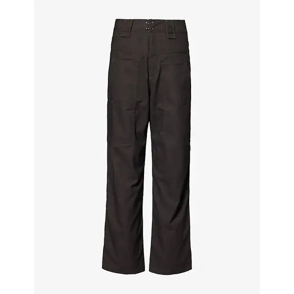 Isabel Marant Étoile Rhil Patch-pocket Cotton Utility Trousers
