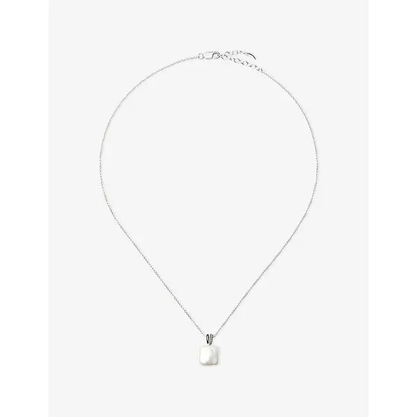 MISSOMA Square Pearl Baya Sterling- Pendant Necklace