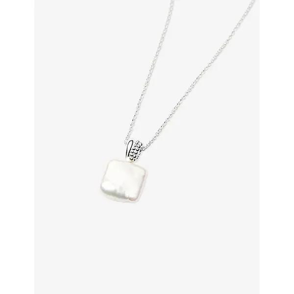 MISSOMA Square Pearl Baya Sterling- Pendant Necklace