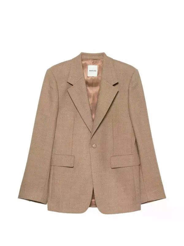 Sandro Mode Flannel Blazer