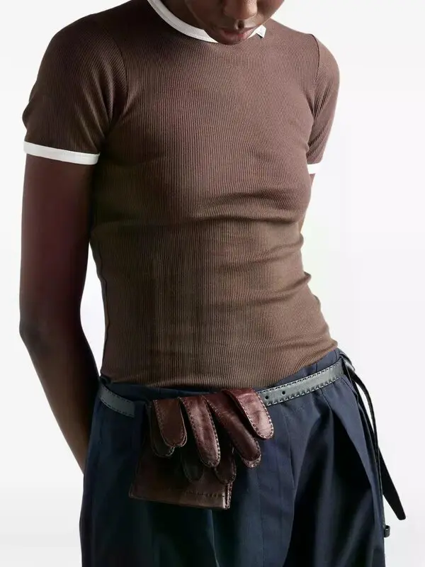Prada Ribbed Knit Top