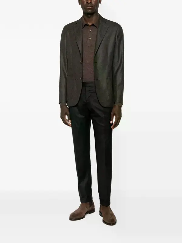 BARBA NAPOLI Wool Trousers