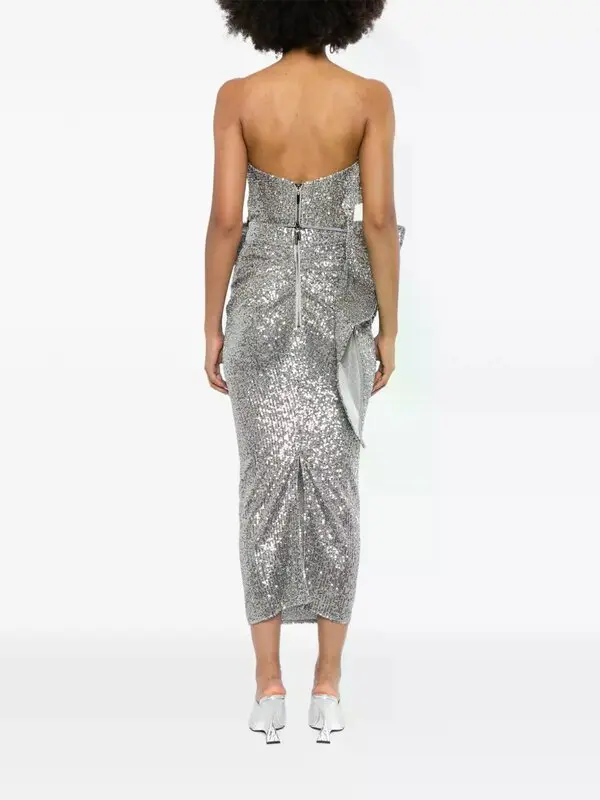 Maticevski Sequin Embellished Off-the-shoulder Bodice