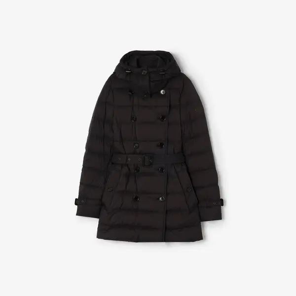 Burberry Short Nylon Audley Puffer Coat
