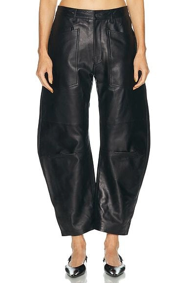 NILI LOTAN Shon Leather Pant