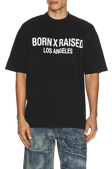 BORN X RAISED Headline Tee