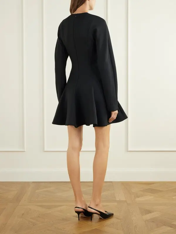 Stella McCartney Wool-blend Cady Mini Dress