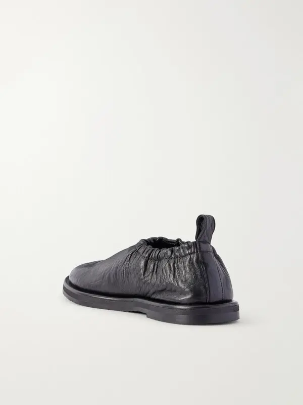 Studio Nicholson Korine Crinkled Leather Loafers
