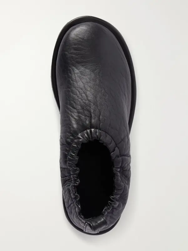 Studio Nicholson Korine Crinkled Leather Loafers