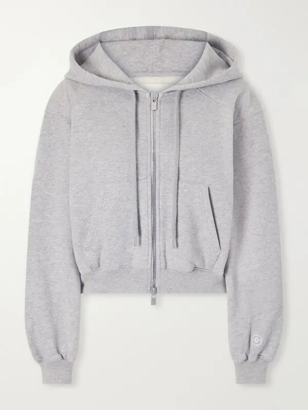 RÙADH The Augustine Organic Cotton-jersey Hoodie - Gray