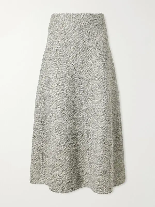 Proenza Schouler Gaelle Wool-blend Midi Skirt