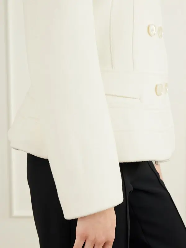 Proenza Schouler Romane Double-breasted Wool-blend Jacket