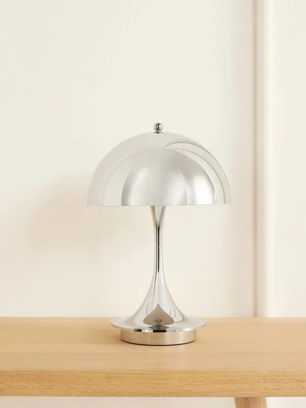 Louis Poulsen Panthella 160 Portable Table Lamp - Silver