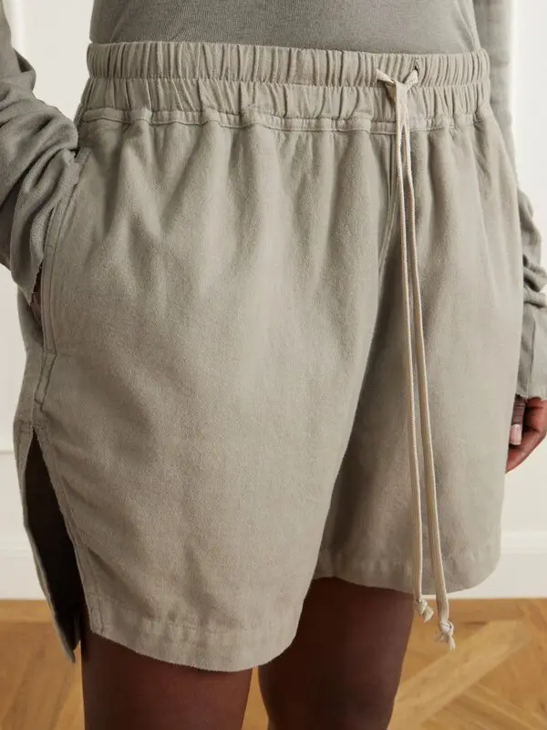 Rick Owens Cotton-jersey Shorts