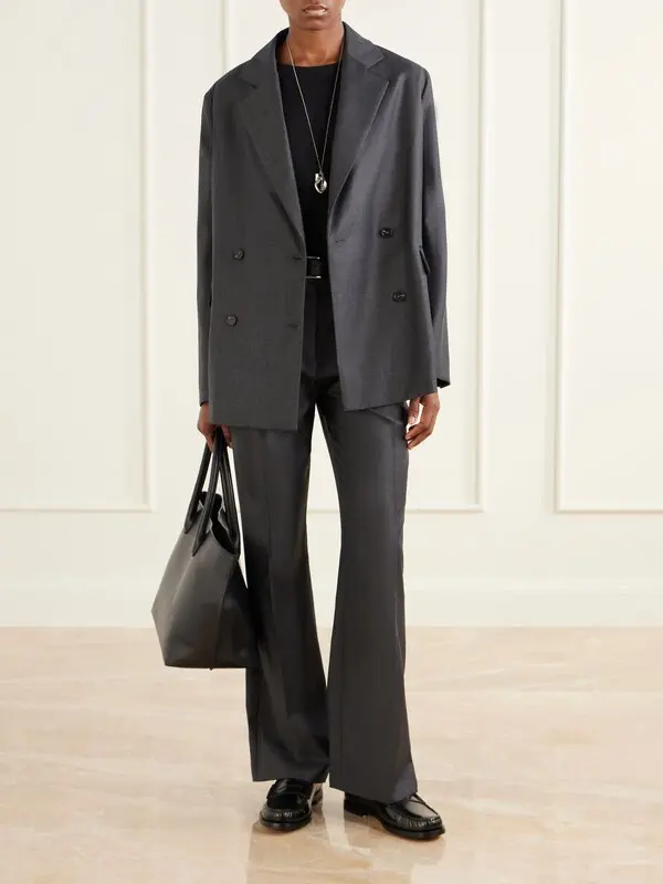 Loulou De Saison Donau Double-breasted Wool Blazer