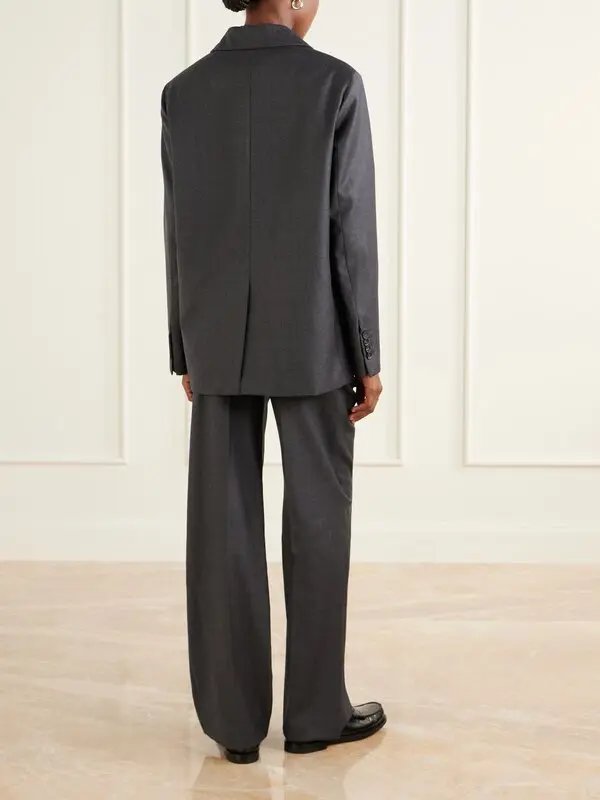 Loulou De Saison Donau Double-breasted Wool Blazer