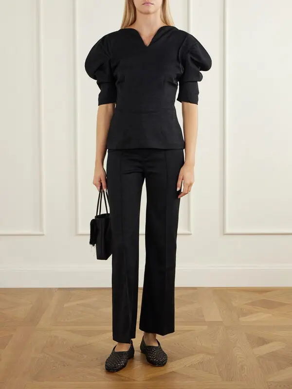 DESTREE Yoshitomo Drill Wide-leg Pants