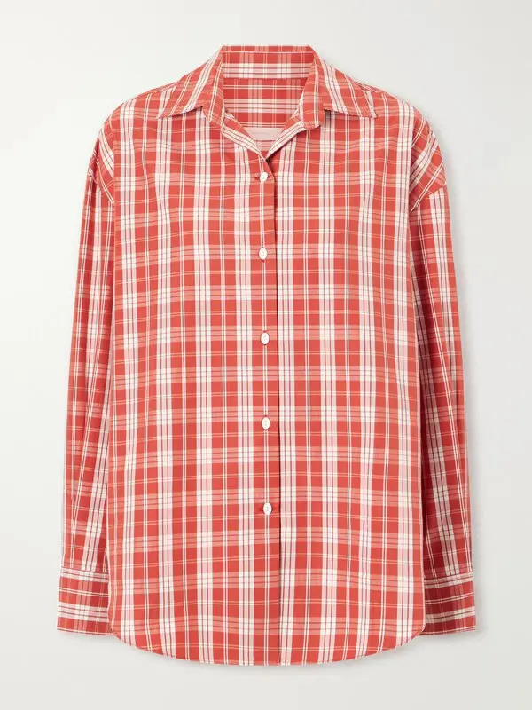 Faithfull The Brand En Vau Checked Cotton Shirt